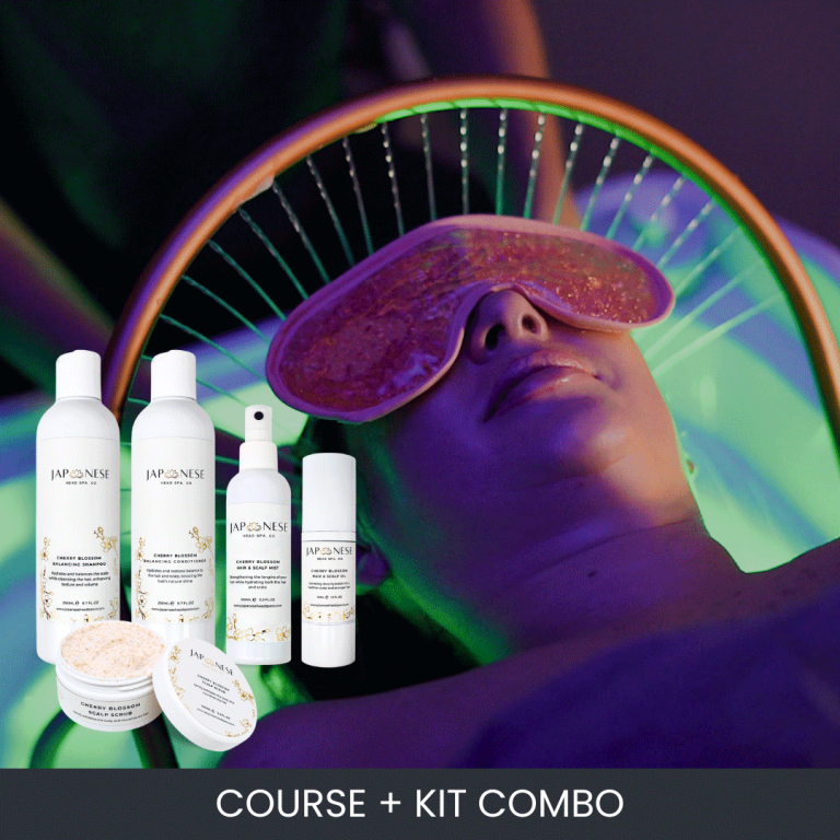 Japanese Head Spa Course + Kit Combo - The Online Beauty Courses IRELAND